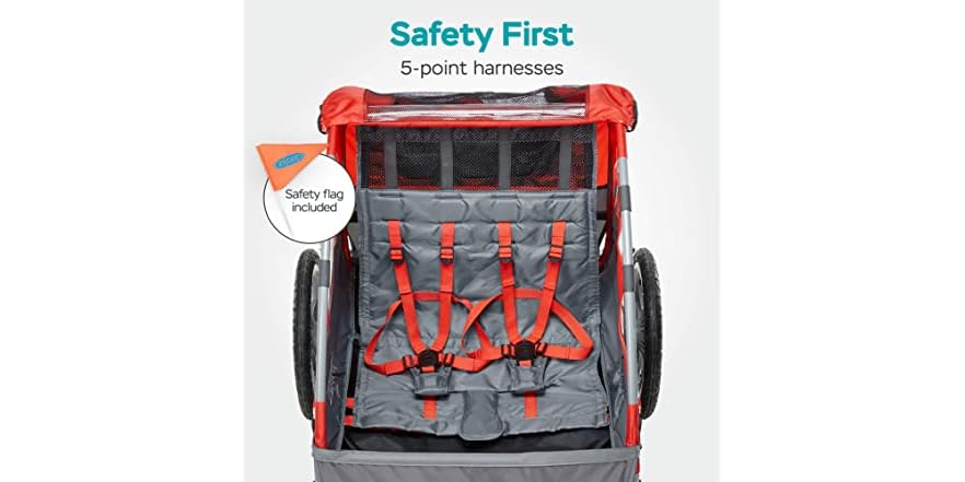 Instep Bike Trailer for Kids Single Seat,