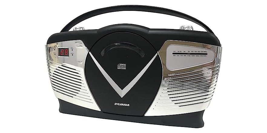 PROSCAN Retro Style Portable CD Boombox