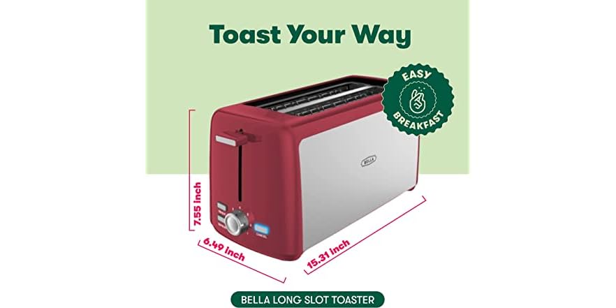 BELLA 2 Slice Toaster