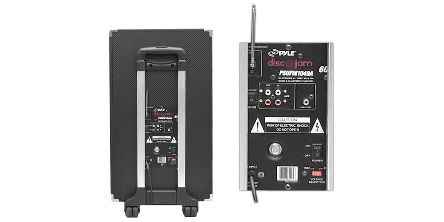 Pyle 600W Disco Jam Bluetooth 2-Way PA