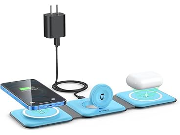 RTOPS 3-in-1 GaN Magnetic Wireless Charging Station