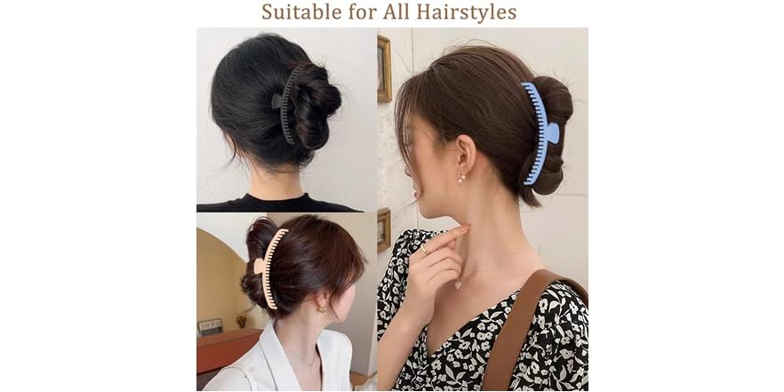 Non-Slip 52 Teeth Claw Clips 12 Pack