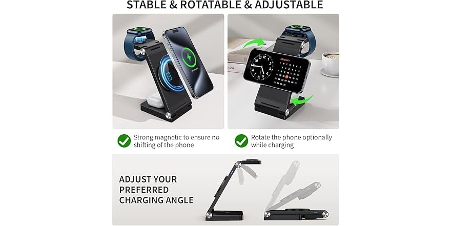 RYND Magnetic 3 in 1 Charger