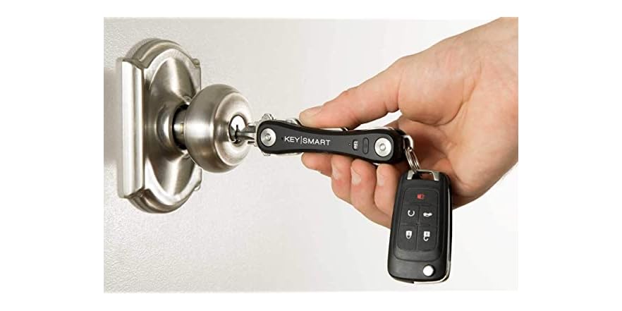 KeySmart Pro - Key Holder w LED Light & Tile Smart