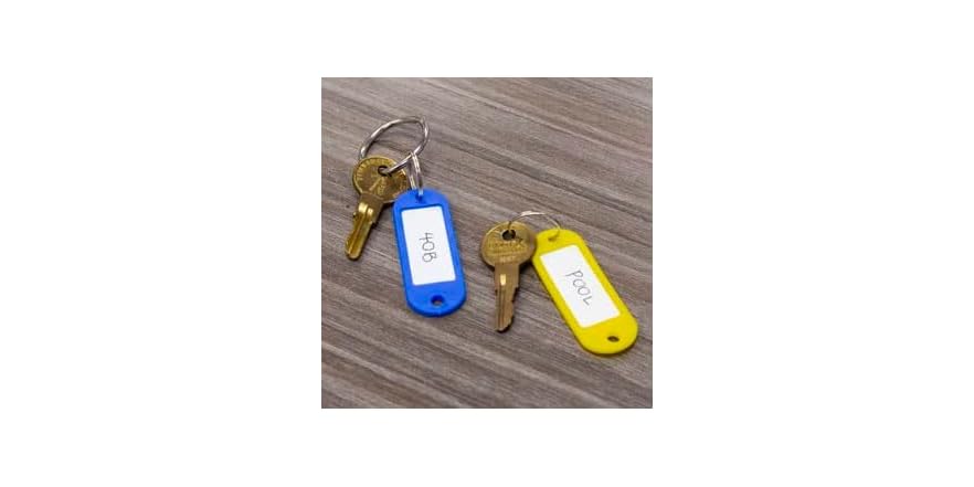 BAZIC Key Tag Labels 8-Pack