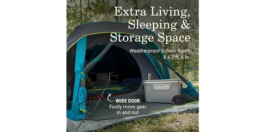 Coleman Skydome 4 person Screen Porch (Open Box)
