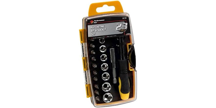 Performance Tool 23-Piece Socket Set