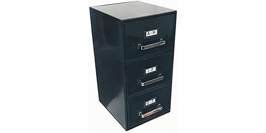 Forum Novelties Mini Filing Cabinet