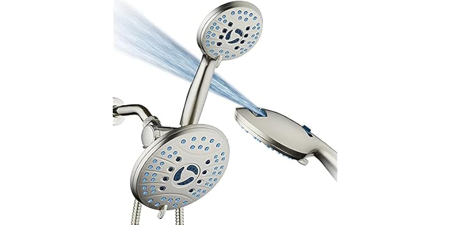 AquaCare Shower Head Combo w/ Germ Shield (Open Box)