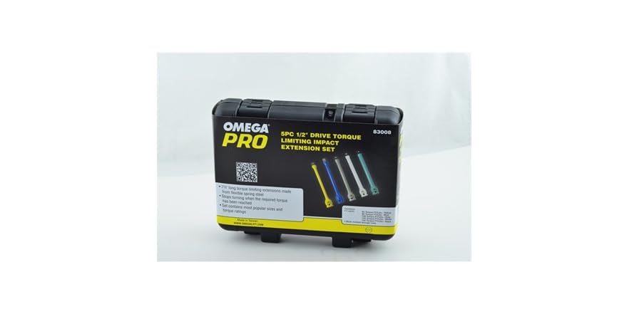 Omega Pro 5-Piece 1/2" Drive Torque Limiting Impact Extension Set