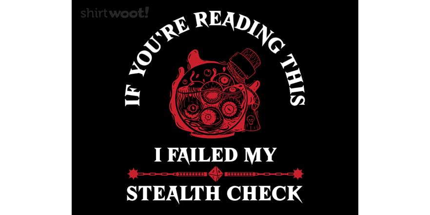 Failed Stealth Check