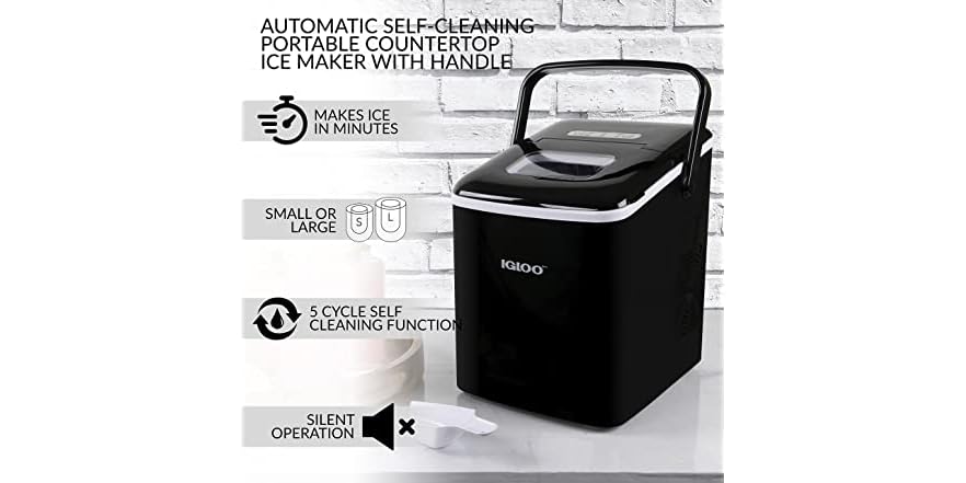 Igloo Countertop Ice Maker Machine