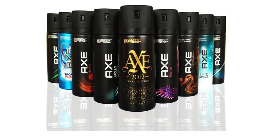 AXE Men's Body Spray Mix Asst, 6-Pack