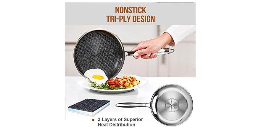 Copper Chef Titan Fry Pans, 10-Piece Set