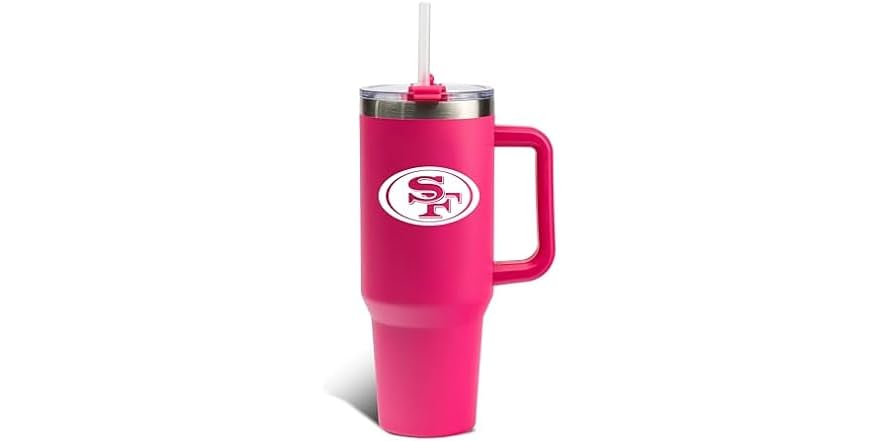 NFL 40oz Pink Game Day Tumbler