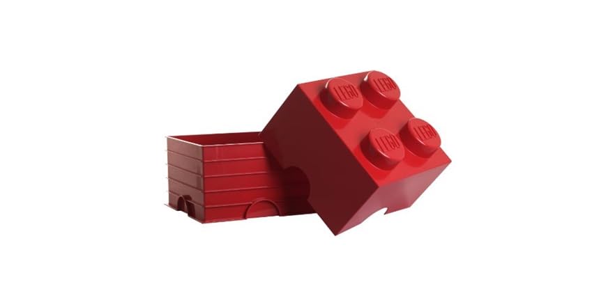 LEGO Brick 4 Knobs Stackable Storage Box