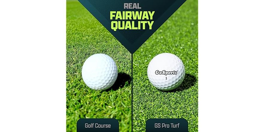 GoSports Golf Hitting Mat PRO 5x5 ft 15 mm Turf