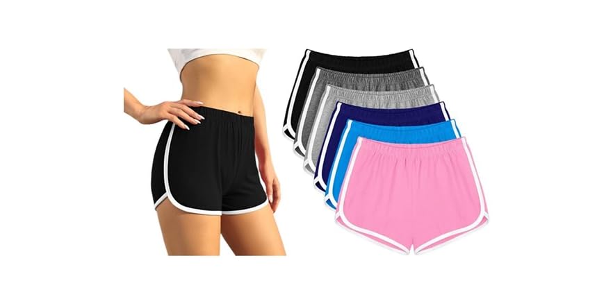 (5PK) Women's Active Athletic Yoga Short