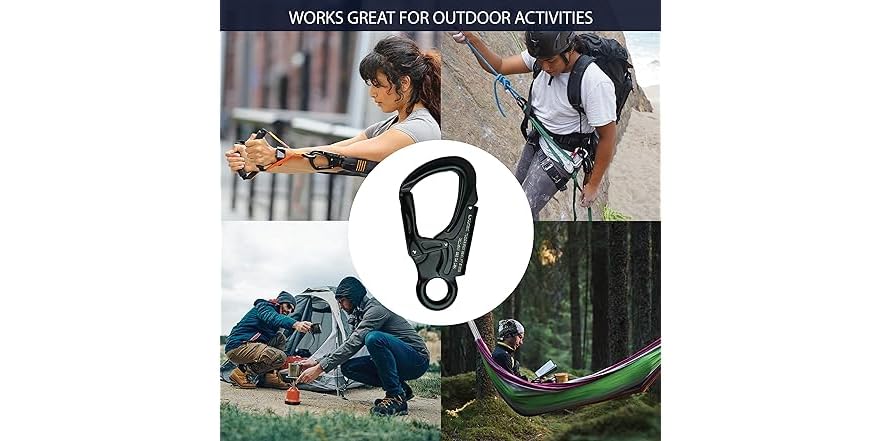 Fusion Climb Aluminum Double Locking Hook