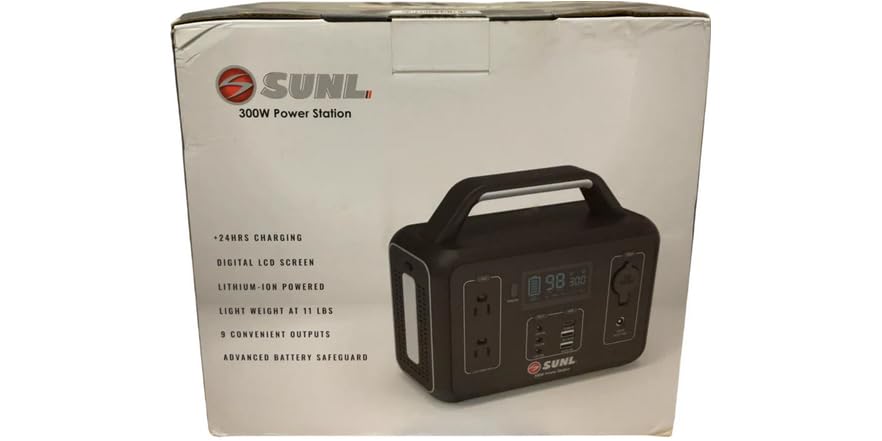 SUNL SGR-PPS300-2 300W Power Station