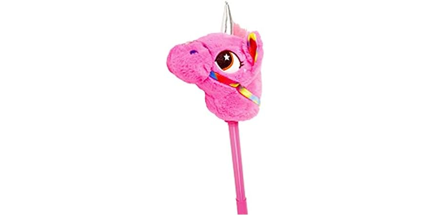 Linzy Plush 36'' Unicorn Riding Stick