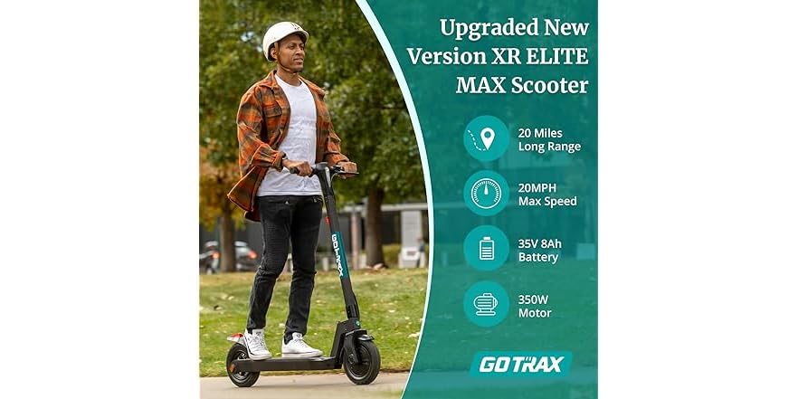 Gotrax XR ELITE MAX Electric Scooter