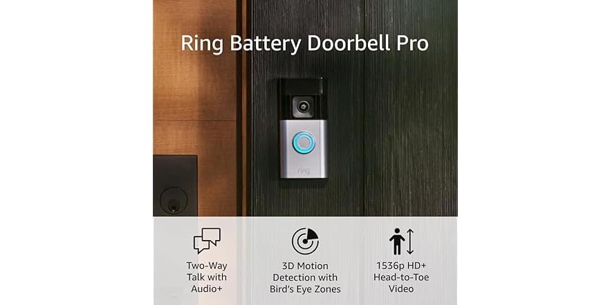 NEW - Ring Battery Doorbell Pro (2024 release)