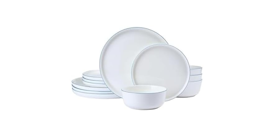 Mikasa 12 Piece Bone China Dinnerware Set (Open Box)