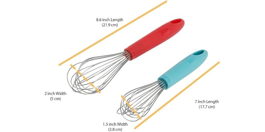 Chicago Metallic Whisks, Set of 2