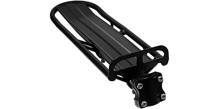 Retractable Bike Rear Rack Cargo Mount