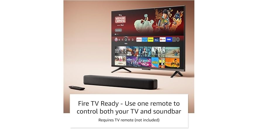 Amazon Fire TV Soundbar Dolby 2.0 (Open Box)