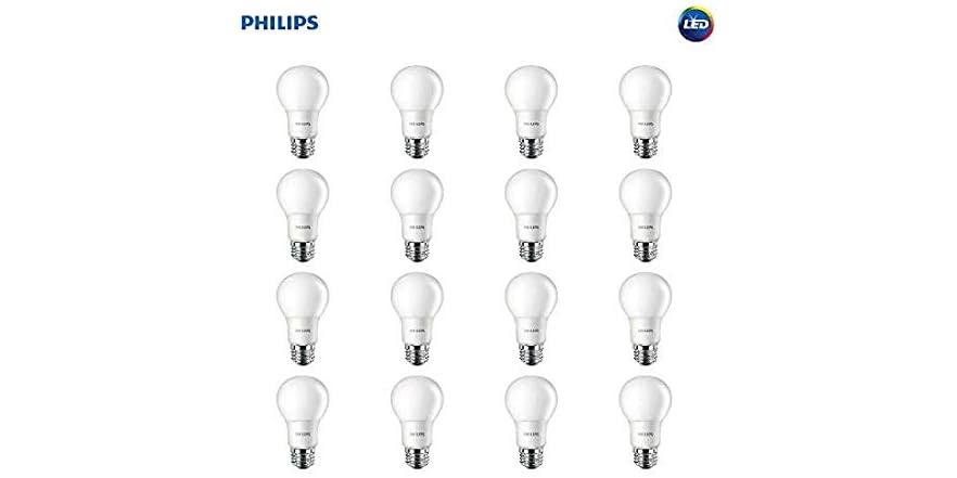 Philips LED A19 Frosted Light Bulb
