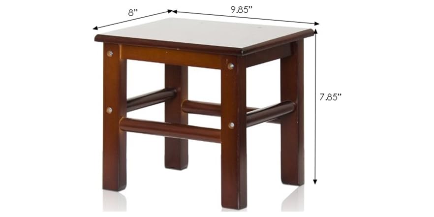 Pine Solid Wood Small Square Stool