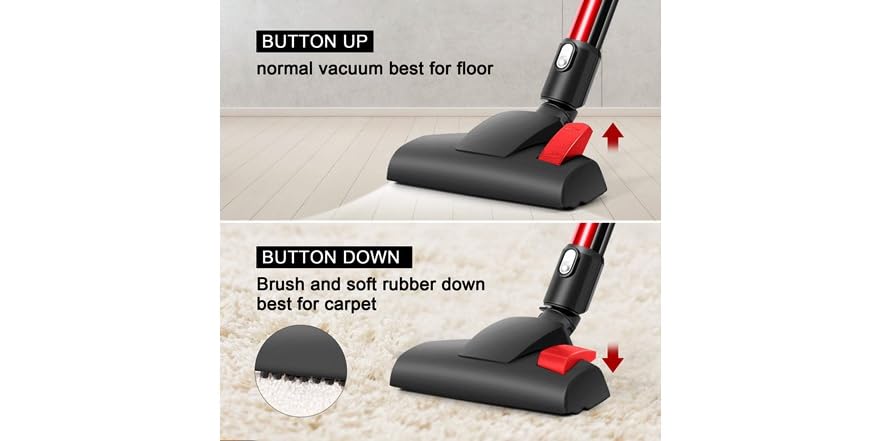 GeeMo 4 in 1 Cord Stick Vacuum