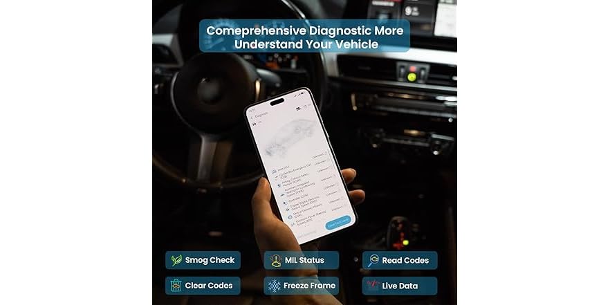 Dfirst Obd2 Scanner Bluetooth Fixd Car