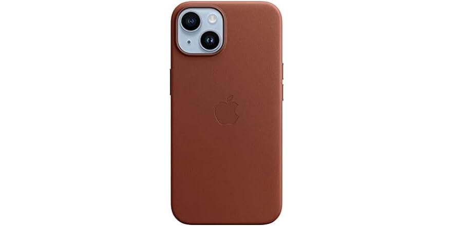 Apple iPhone 14 LEATHER Case with MagSafe