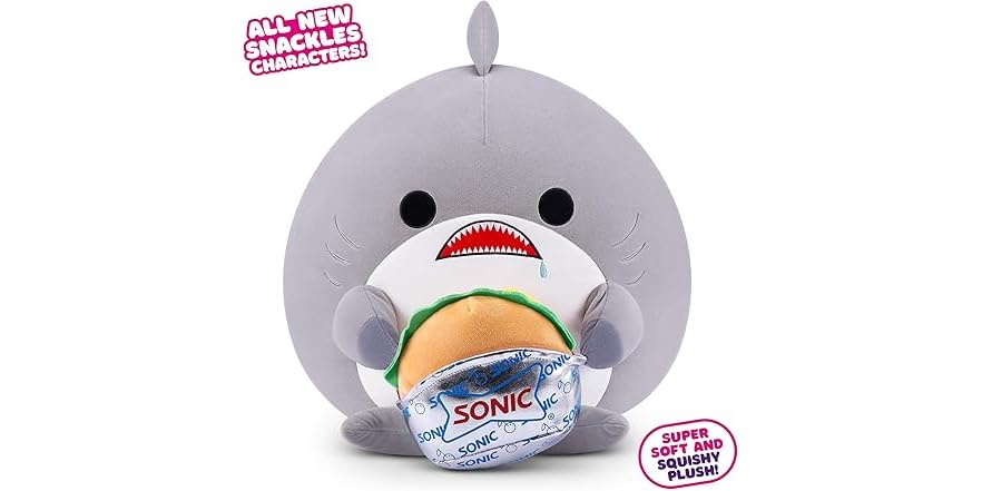 Snackles Series 2 16" Shark&Sonic Burger
