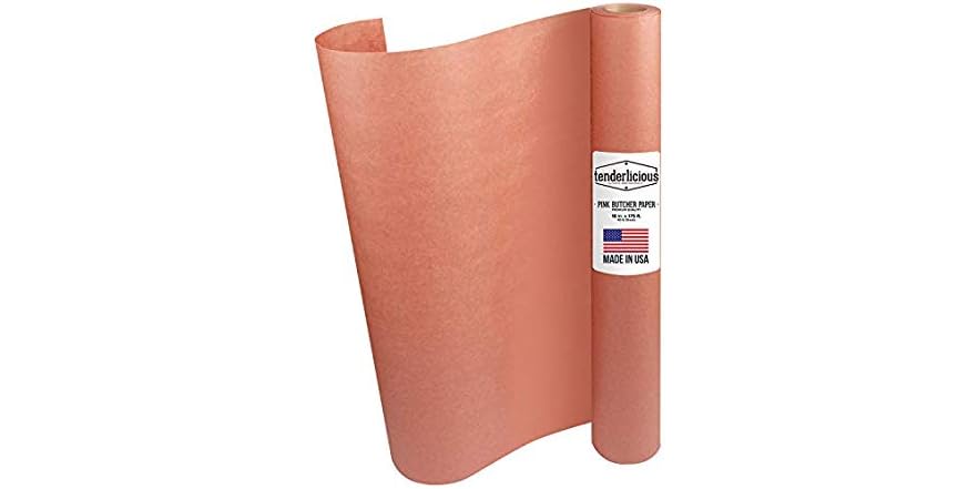 Pink Butcher Kraft Paper Roll