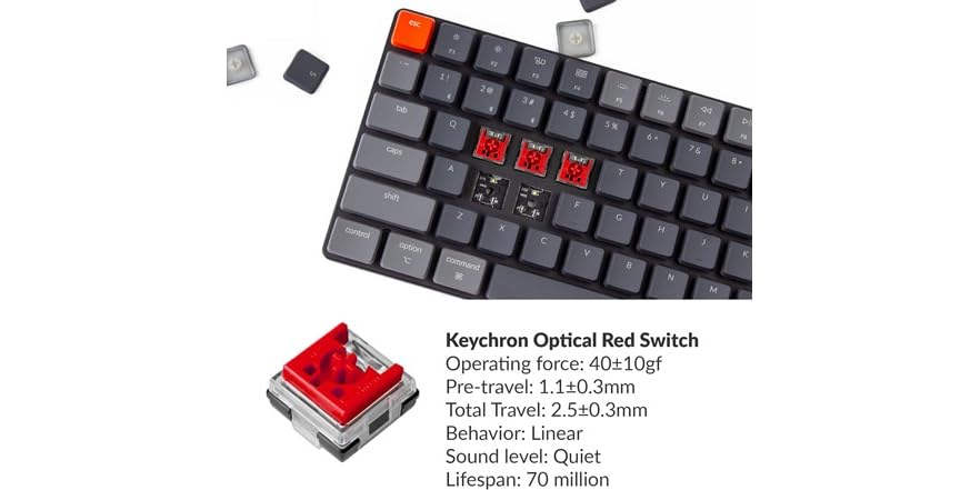 Keychron K3 Ultra-Slim 75% RGB Mechanical Keyboard (Open Box)
