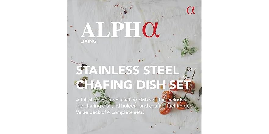 Alpha Living Chafing Dish Buffet Set
