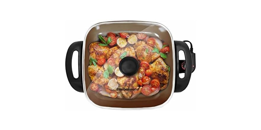 Elite Gourmet Electric Skillet