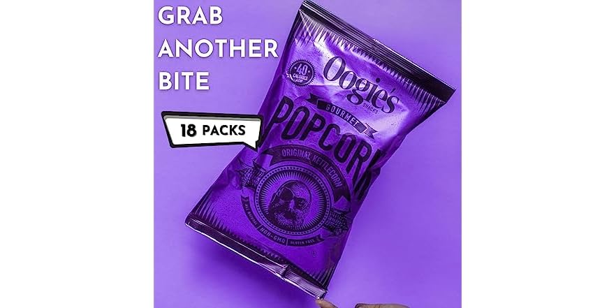 (20 Pk) Oogie's Snacks Original Kettlecorn Popcorn