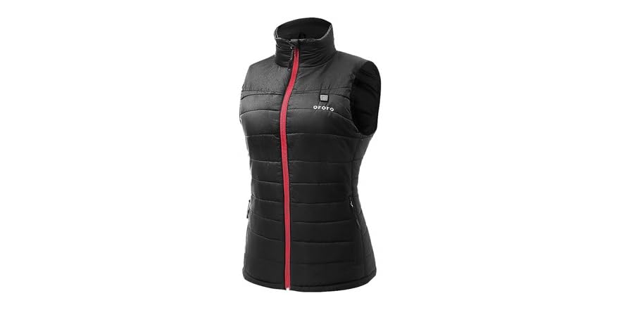 ORORO Women's Lightweight Heated Vest w/ Battery Pack