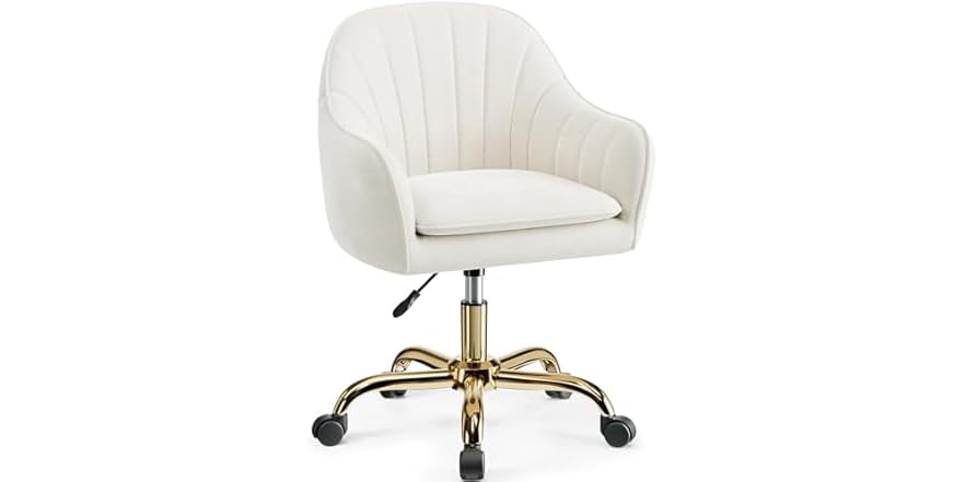 BestEve W0893 Vanity Chair with Wheels