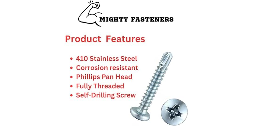 Self-Drilling Screws- Phil Pan Head