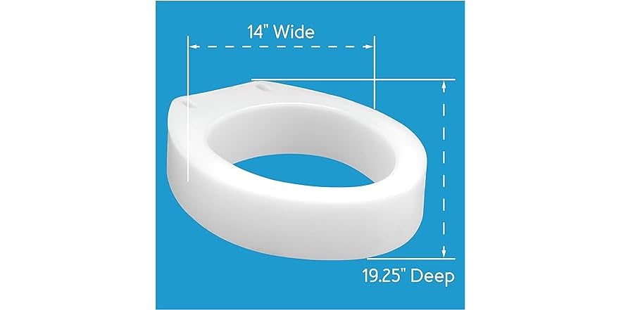 Carex Toilet Seat Riser