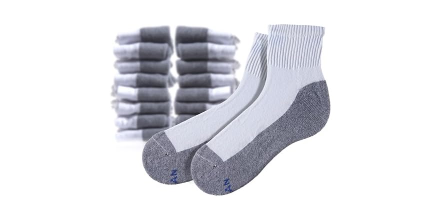 Gildan Men's Ankle Socks, 16 Pairs