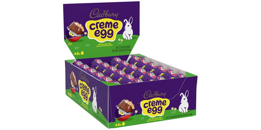 DO NOT RELIST Creme Egg Milk Chocolate Candy, Easter, 48-Count