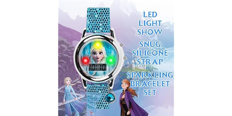 Disney Frozen II Elsa Watch w/LED