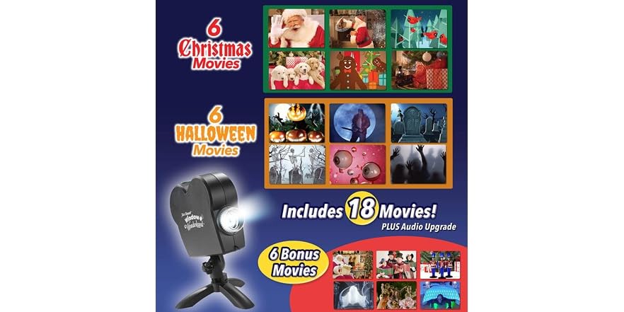 Star Shower Window Wonderland Projector